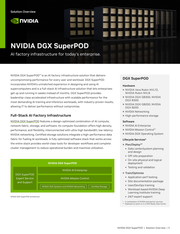 NVIDIA DGX GB300 Datasheet